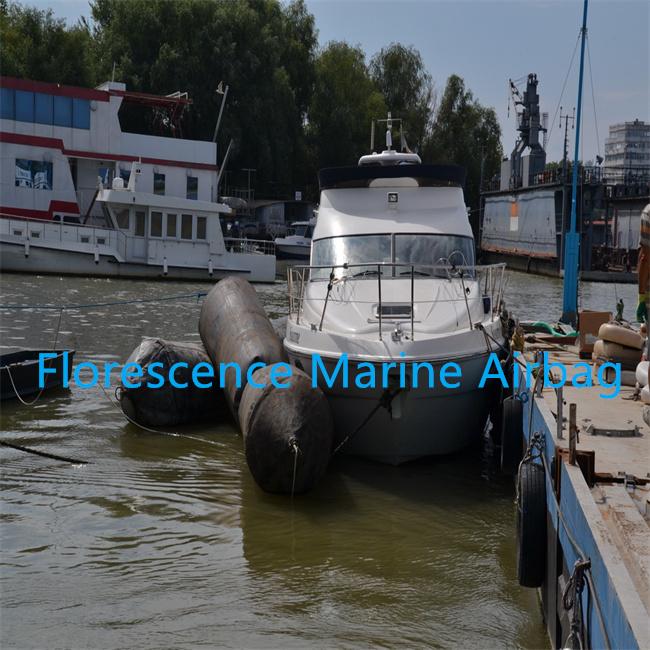 Boat Pontoon Tube Marine Rubber Ship Launching Airbag For Caisson Floating