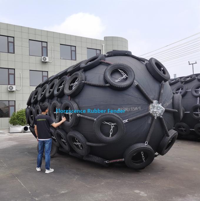 Marine Ship Inflatable Pneumatic Rubber Fender For Dock Berthing