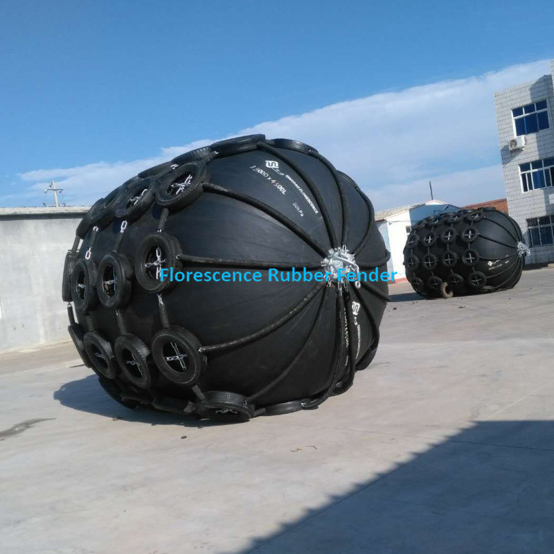 Marine Pneumatic Rubber Fender Dia3.3xL6.5m Yokohama Ship Fender