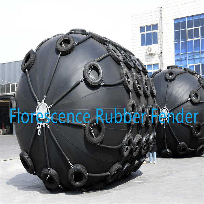 Florescence Rubber Pneumatic Boat Fender Marine Dock Fenders