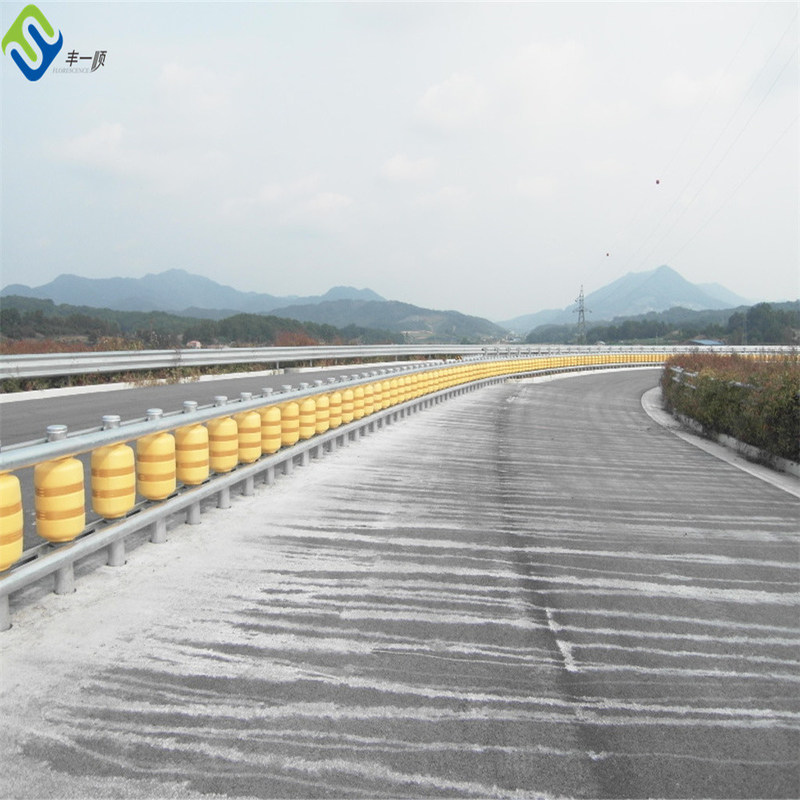 Polyurethane Roller Safety Barrier Guard Rail For Highway Tunnel Bridge