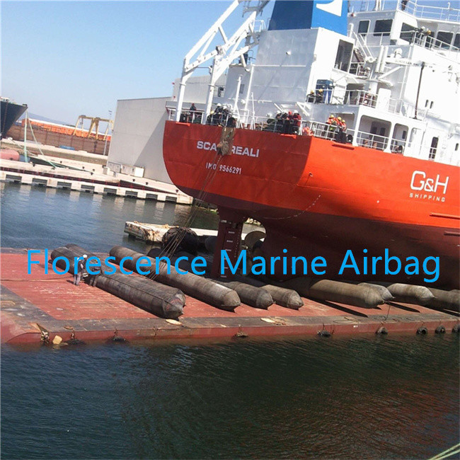 Floating Marine Rubber Airbags 008mpa For Ship Launching Landing