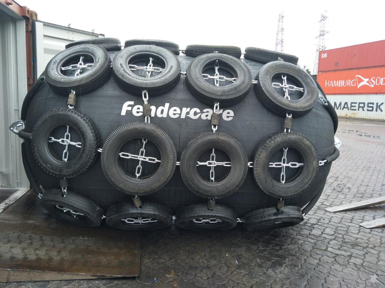 Ship Dock Pneumatic Rubber Fender For Boat Berthing