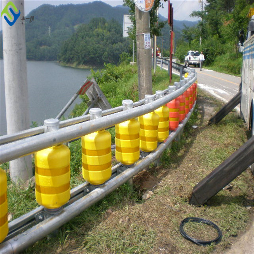 Polyurethane Roller Safety Barrier Guard Rail For Highway Tunnel Bridge