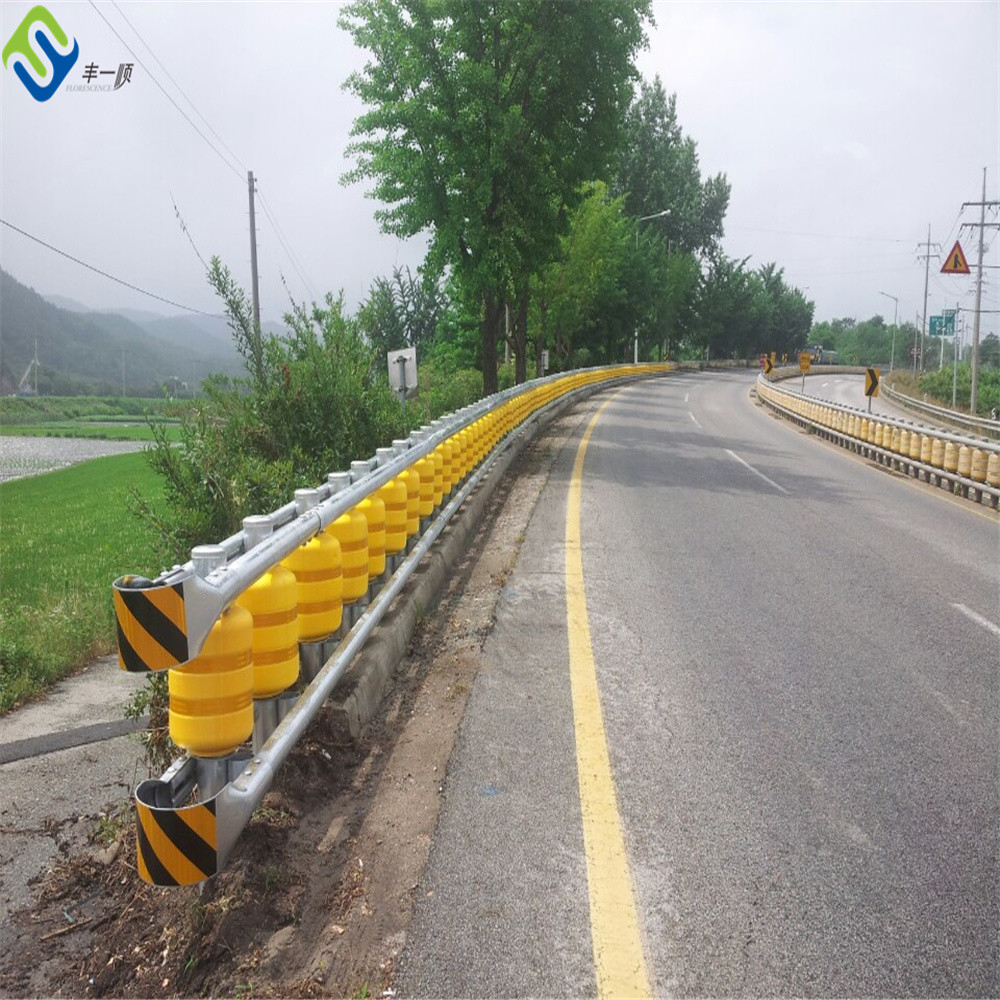 Polyurethane Roller Safety Barrier Guard Rail For Highway Tunnel Bridge