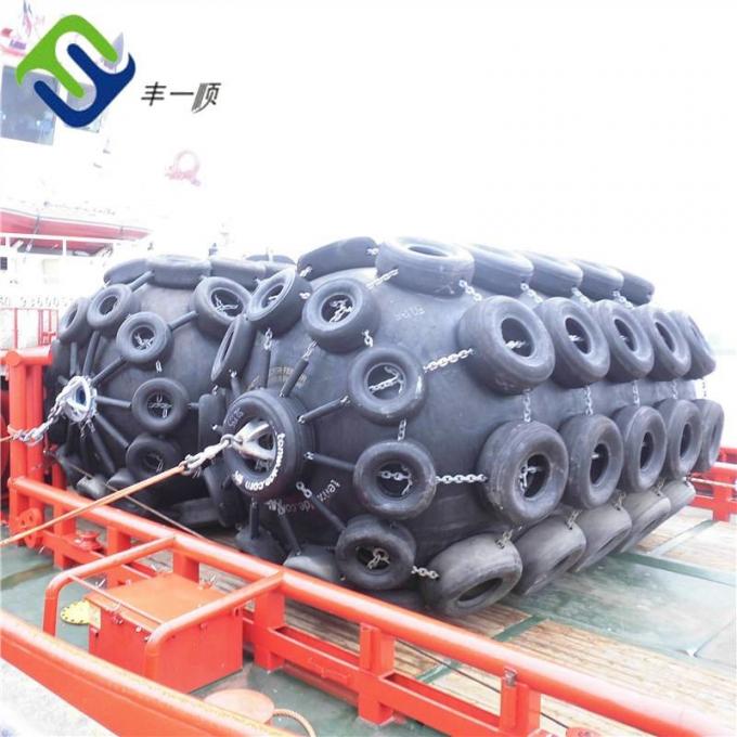 Fluorescence Floating Inflatable Dock Tire Chain Pneumatic Rubber Fender
